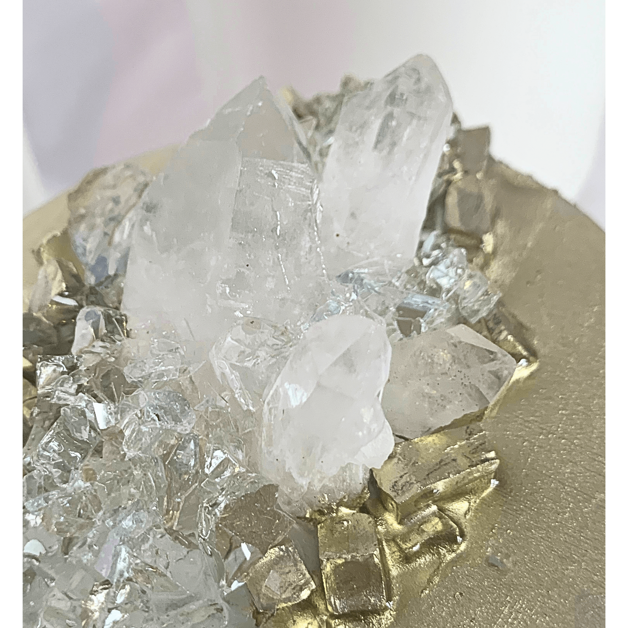 Crystal Geode Canisters with Real Crystal Quartz 3 pack – Embers Glow ...